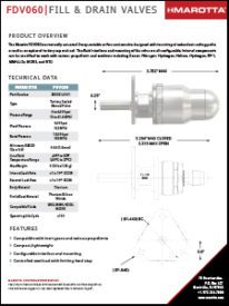 Fill and Drain Valves - Marotta Controls, Inc.