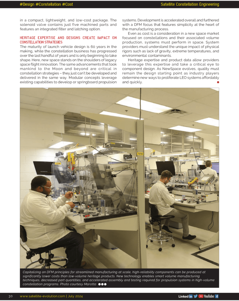 Satellite Constellation Engineering: Blending Legacy Systems with ...